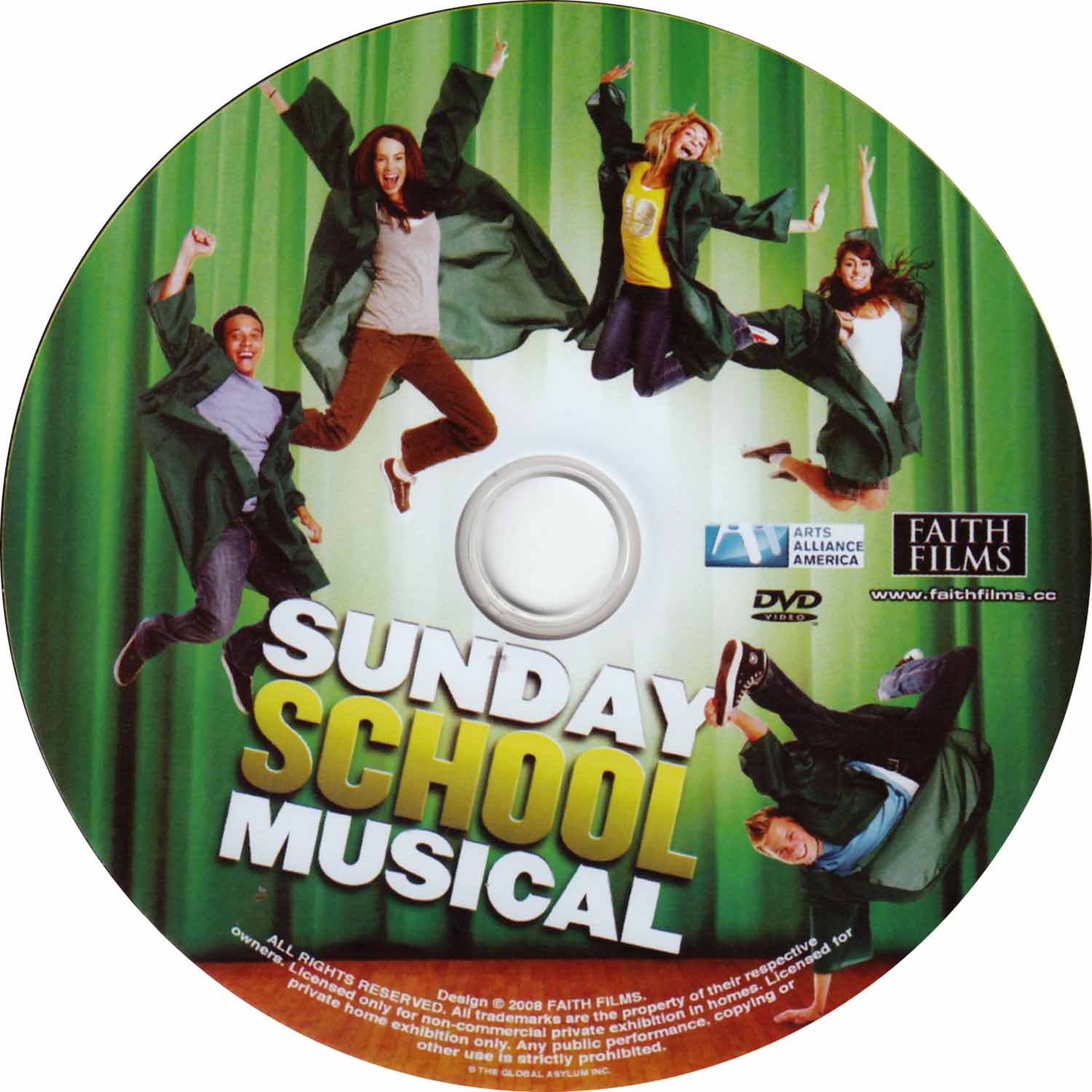 DVD Lables: sunday school musical